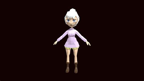 Low Poly Girl Character 3d Model By Ashishsharda F4cc3af Sketchfab