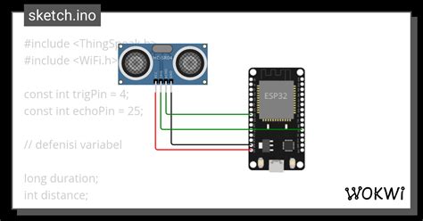 Thingspeak Ultrasonic O Wokwi Esp32 Stm32 Arduino Simulator
