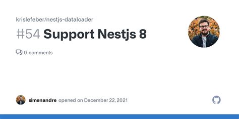 Support Nestjs 8 · Issue 54 · Krislefebernestjs Dataloader · Github