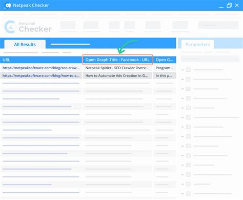 integrate open graph tags with netpeak open graph checker netpeak