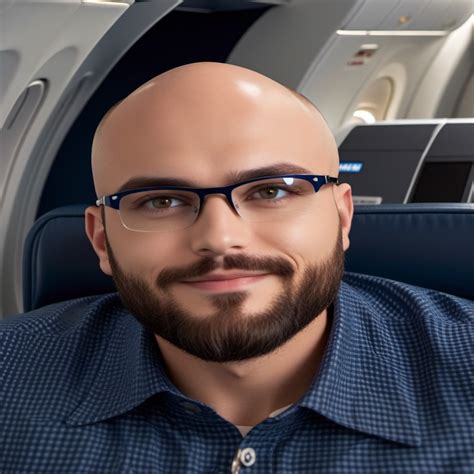 Man In First Class Cabin With Gentle Expression Stable Diffusion Online