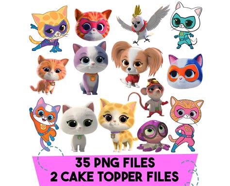Superkitties Png Superkitties Clipart Instant Download Etsy