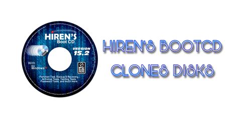 How Hirens BootCD Clones Disks With Its Useful Software