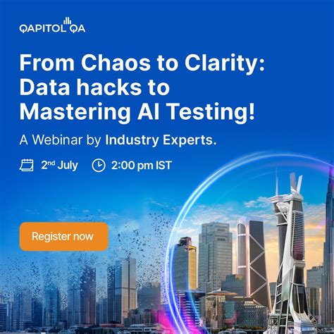 qapitol qa on linkedin let s continue our exciting journey join us for from chaos to clarity …