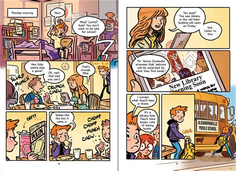 Escape From Mr Lemoncellos Library The Graphic Novel Author Chris