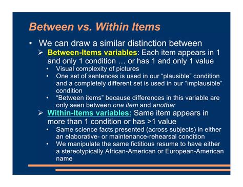 Mixed Effects Models Crossed Random Effects Ppt