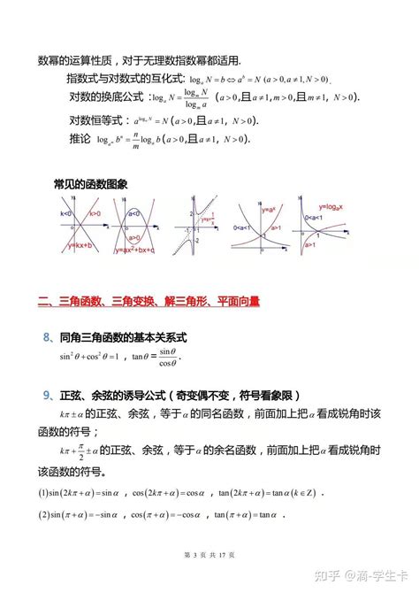 吃透这些做题公式，高中数学不会低于140！！ 知乎