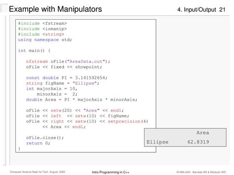 Ppt C Inputoutput Streams Powerpoint Presentation Free Download Id394362