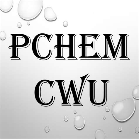Physical Chemistry Pchem Youtube