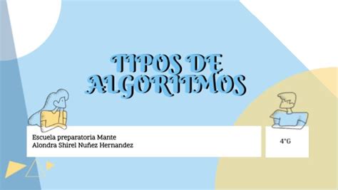 Tipos De Algoritmos Genially