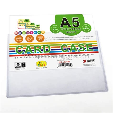 A7 클리어 Pvc 하드 카드 케이스 문서 카드 케이스 Buy 트레이딩 카드 하드 케이스플라스틱 카드 케이스a4 문서 케이스 Product On