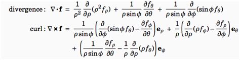 Multivariable Calculus Divergence And Curl In Spherical Coordinates