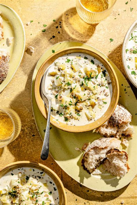 Clam Chowder With Leeks The Defined Dish