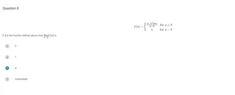 solved question 6f x { x 2 2sinx x 2 for x≠2π for x 2if f
