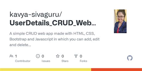 Github Kavya Sivaguruuserdetailscrudwebapp A Simple Crud Web App