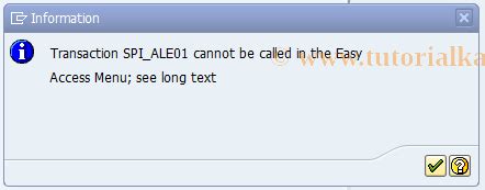 SPI ALE SAP Tcode ALE Monitoring