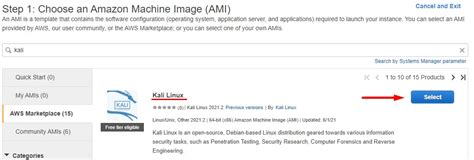kali linux on amazon ec2