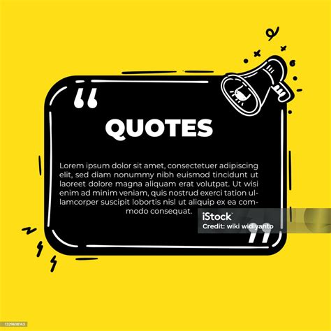 손으로 그린 스타일로 만화 연설 거품을 낙서 인용 공간을 복사 타이포그래피 디자인 견적 채팅 버블 배경 노란색으로 된 인용 인용 텍스트 상자 포스터 템플릿 개념 0명에 대한