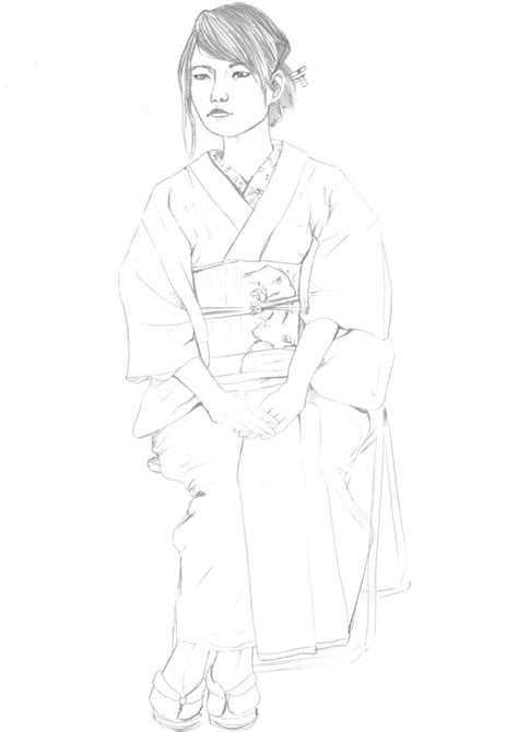 第23回伏見人物スケッチ モデルきゆみ 20代女性 ふくさんの毎日お絵描き
