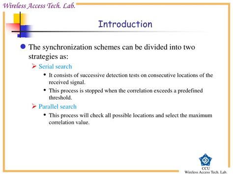 Ppt Uwb Synchronization Powerpoint Presentation Free Download Id5042637
