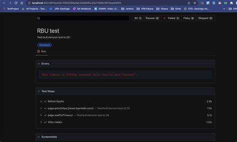 Bug Test Timeout Of Xxxms Exceeded While Tearing Down Context When Trace Is Enabled