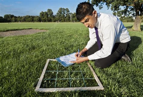Student Using A Quadrat Stock Image H460 0638 Science Photo Library