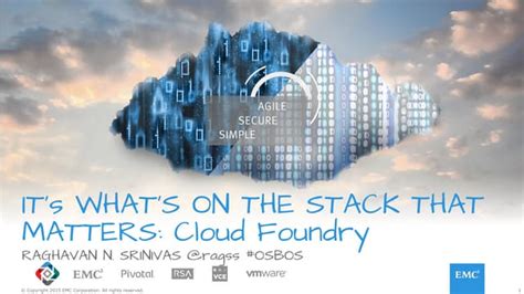 Openstack Cloud Foundry For The Openstack Boston Meetup Ppt