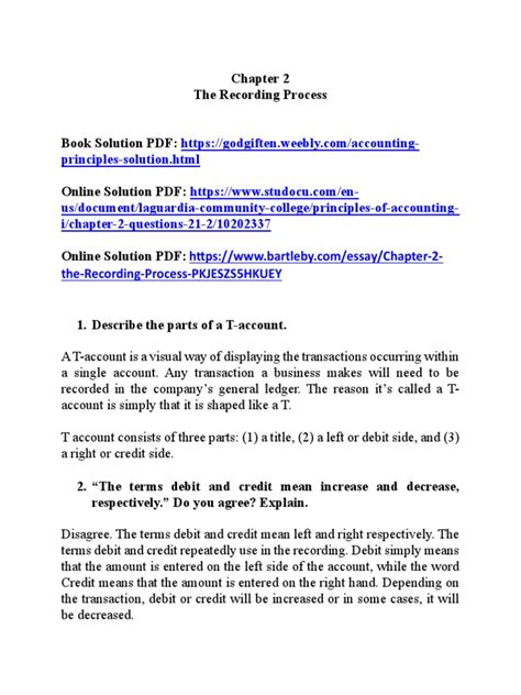 Chapter 2 Theory 1 21 Financial Accounting Pdf
