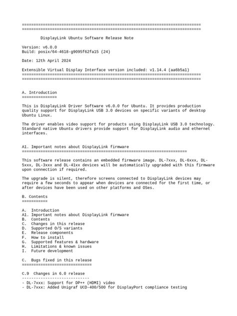 Displaylink Usb Graphics Steps Pdf Device Driver Computing