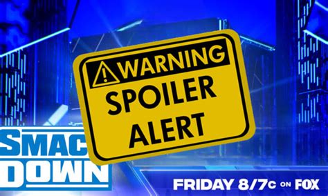 Spoilers Wwe Smackdown 26 De Julio 2024