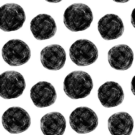 Premium Vector Seamless Pattern Shapeless Circles Of Different Sizes