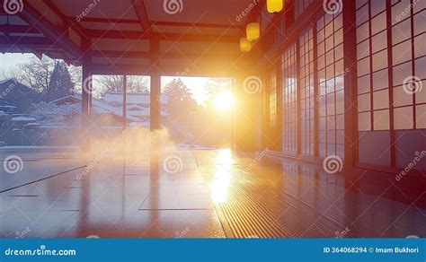 Japanese Onsen Icons Set People Enjoying Hot Springs Bath Relaxing In Onsen Spa Resort Royalty