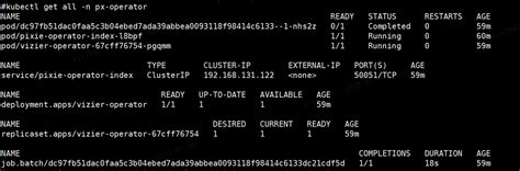 No Version Specified On Vizier Crd Status · Issue 685 · Pixie Iopixie
