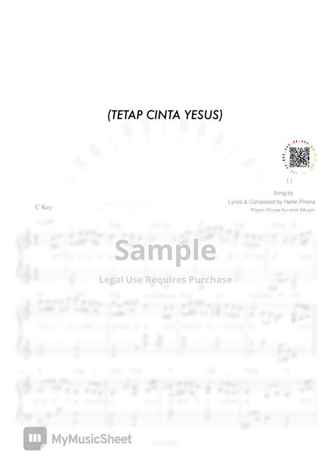 Herlin Pirena Tetap Cinta Yesus 나의 피난처 예수 Ccm Piano 악보 By Mini Music