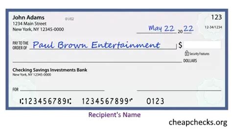 How To Write A Check Cheap Checks