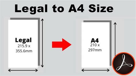 How To Convert Legal Size To A4 Size In Pdf Using Adobe Acrobat Pro 2017