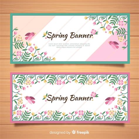 4 페이지 봄 배경 현수막 이미지 Freepik에서 무료 다운로드