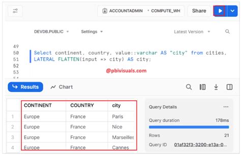 Load Parquet File Into Snowflake Table Learn Bi