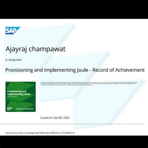 ajayraj singh champawat on linkedin saplearning sapjoule ai