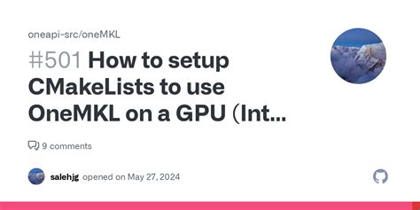 how to setup cmakelists to use onemkl on a gpu intel arc nvidia sm 89 · issue 501 · oneapi