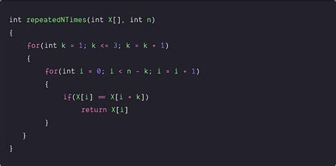N Repeated Element In 2n Size Array