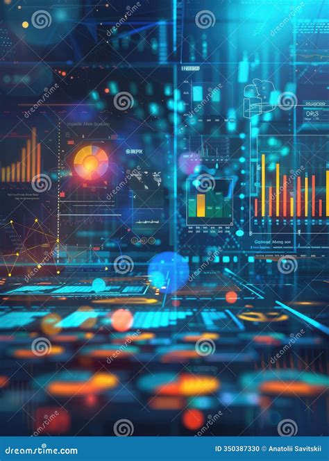 Graphs And Analytics Data Illustrate Social Media Activity Metrics Revealing Trends And User