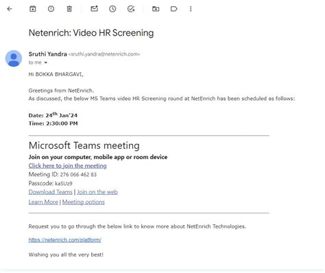 Bhargavi Bokka On Linkedin Jobinterview Netenrichtechnologies