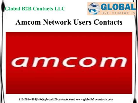 Amcom Network Users Contacts Ppt