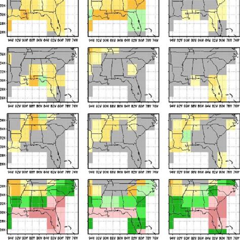 20 Year Anomaly Correlation Shading Of A The Six Member Multimodel Download Scientific