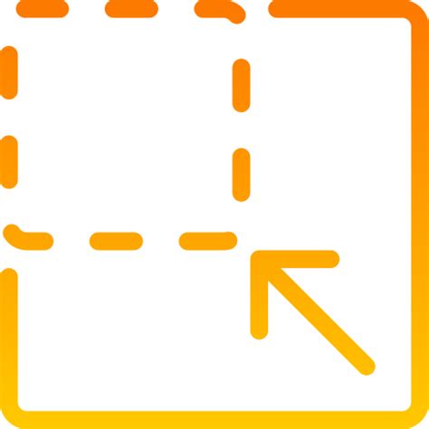 Reduce Generic Gradient Outline Icon