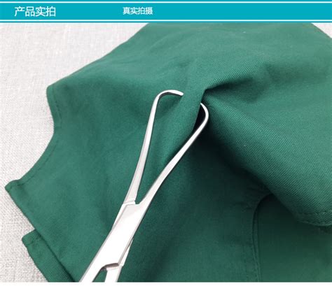不锈钢手术帕巾钳毛巾钳11cm美容夹布巾钳纱布创巾钳弯头规格齐全 阿里巴巴
