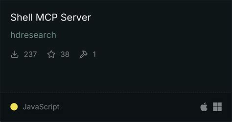 Shell Mcp Server Glama