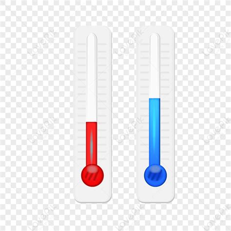 뜨겁고 차가운 온도계발열감기 Png 일러스트 무료 다운로드 Lovepik