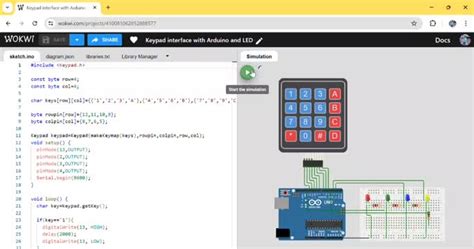 Sathishkumar J K On Linkedin Include Arduino Wokwi Keypad